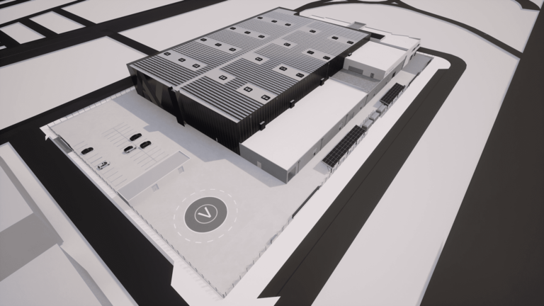 Novatia pone la primera piedra del primer almacén Passivhaus Plus del mundo